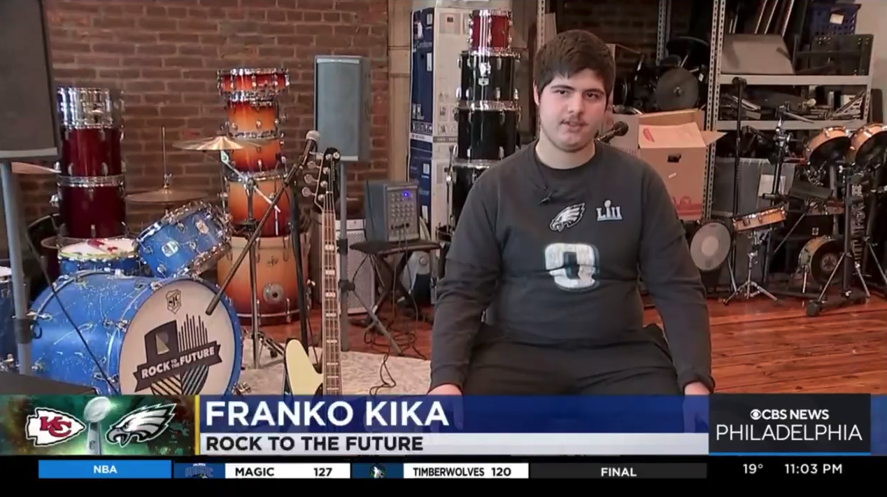 Junior Franko Kika on CBS; playing bass for Kevin Bacon – Academy At ...